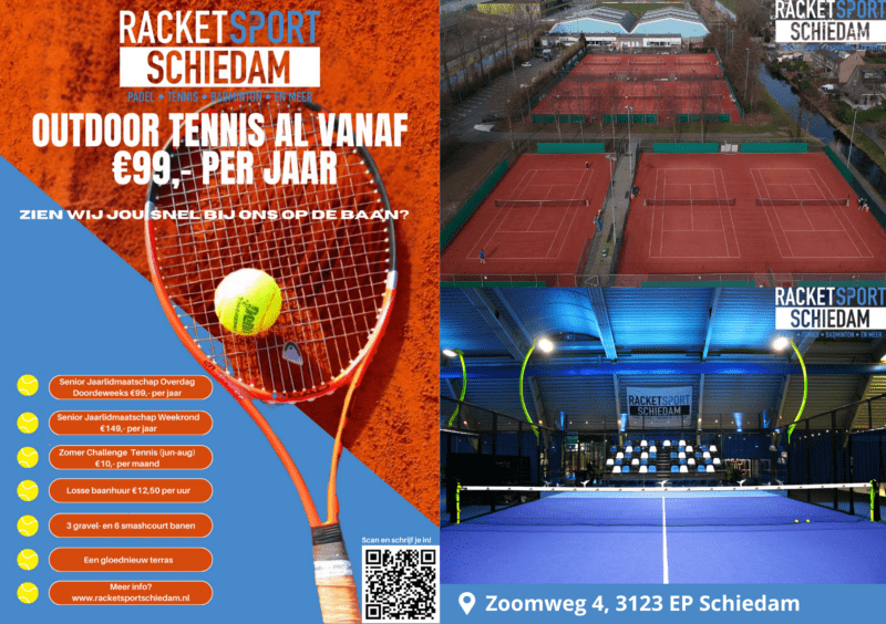 Racketsport Schiedam: Outdoor Tennis nog nooit ZO VOORDELIG: al vanaf € ...